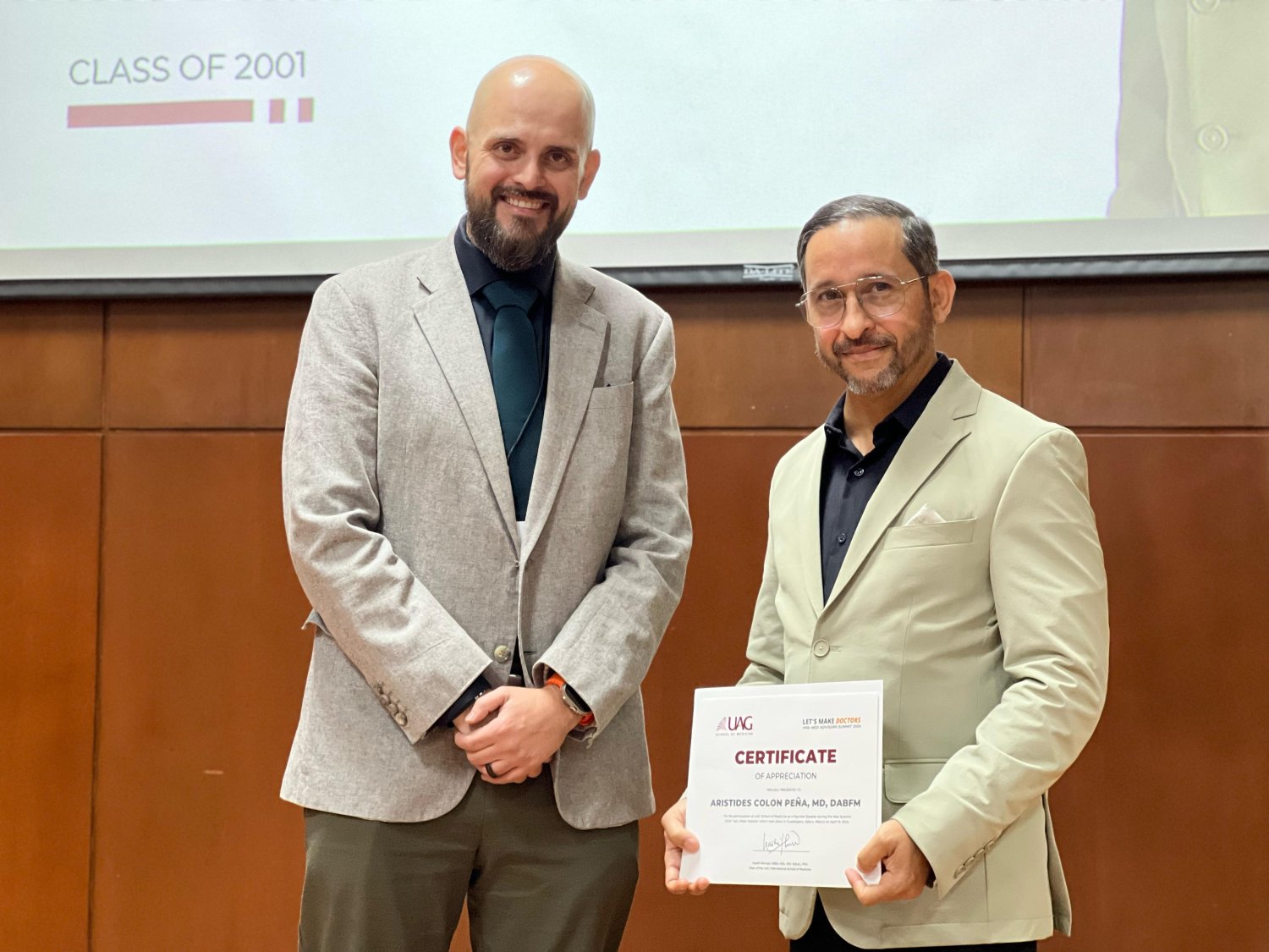 Dr. Aristides Colón Peña’s Keynote Address at the UAG Premed Advisors ...