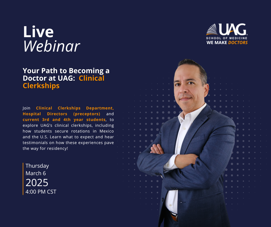 Free Informational Webinars | UAG School of Medicine